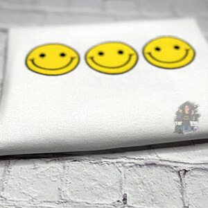Triple Smiley Face Shirt, Emoji Smiley Tee, Be Happy Unisex Shirt for ...