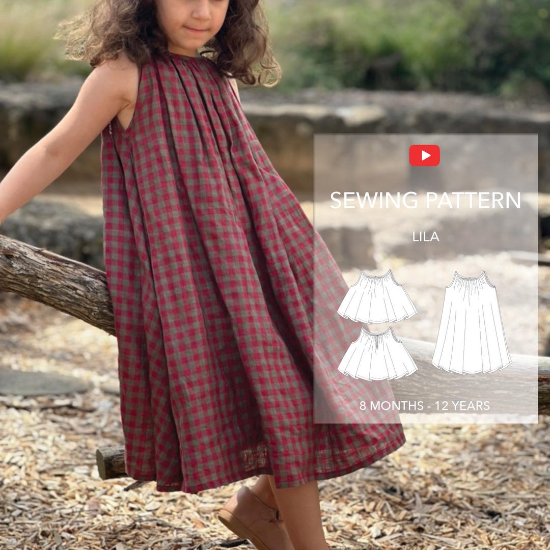 Girl Swirl Dress PDF Sewing Pattern - Etsy