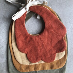 Baby Scallop Bib Sewing Pattern: Reversible 4-in-1 (PDF Pattern) - Etsy