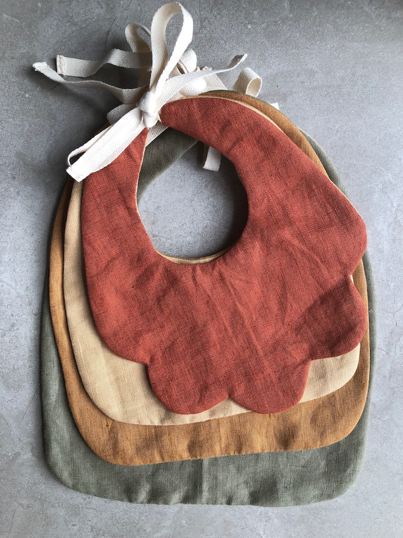 Baby Scallop Bib Dribble Set PDF Sewing Pattern One Size Fits | Etsy