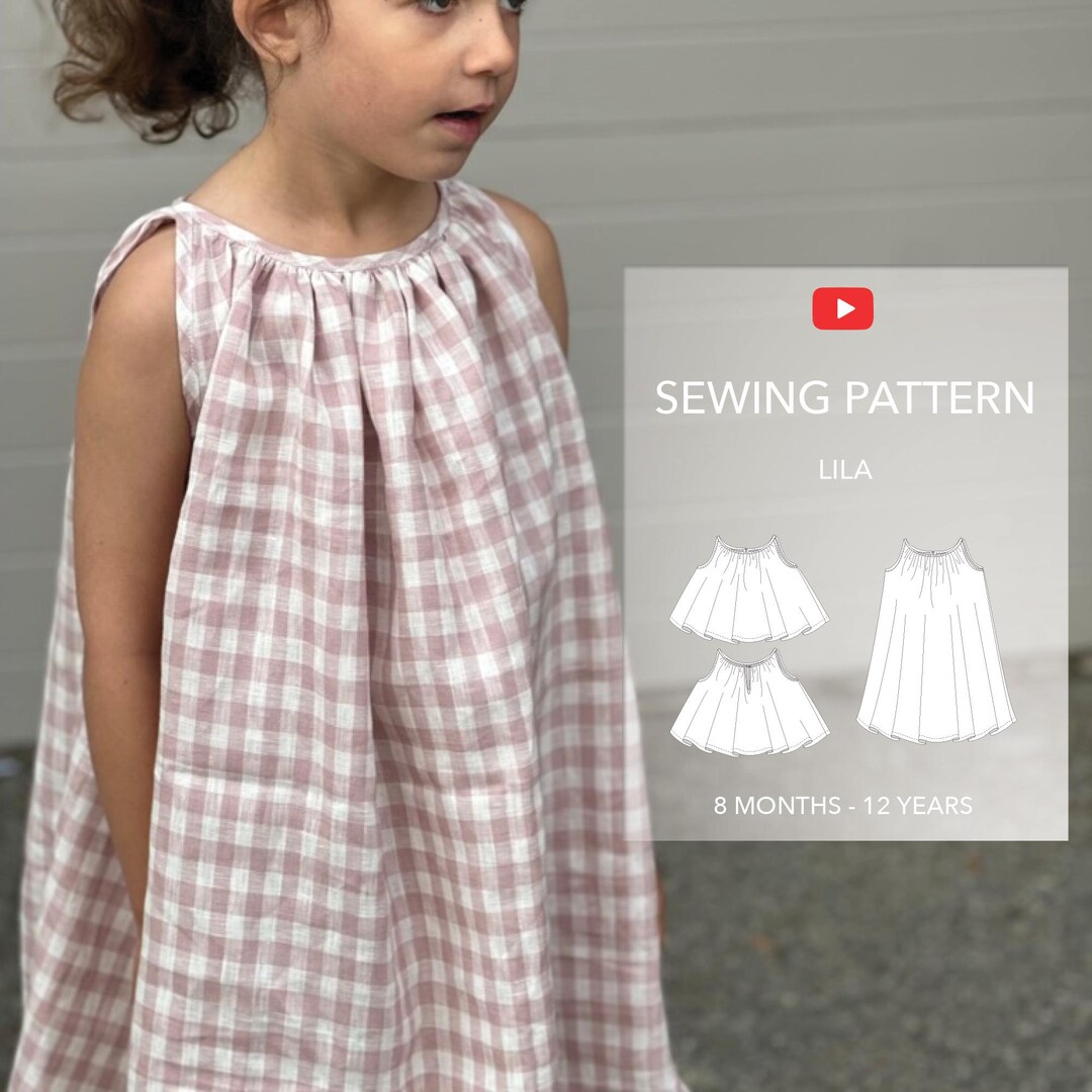 Girl Swirl Dress Sewing Pattern - Etsy