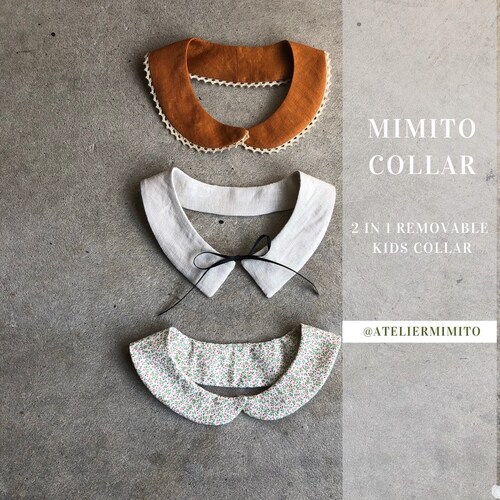 Detachable Kid Collar PDF Sewing Pattern - Etsy