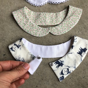 Add on Kid Collar PDF Sewing Pattern 3 in 1 - Etsy