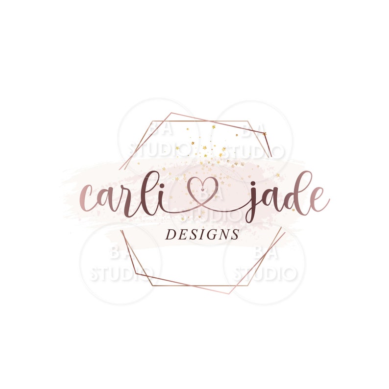 Pastel Pink Logo Boutique Logo Premade Logo Design Store - Etsy