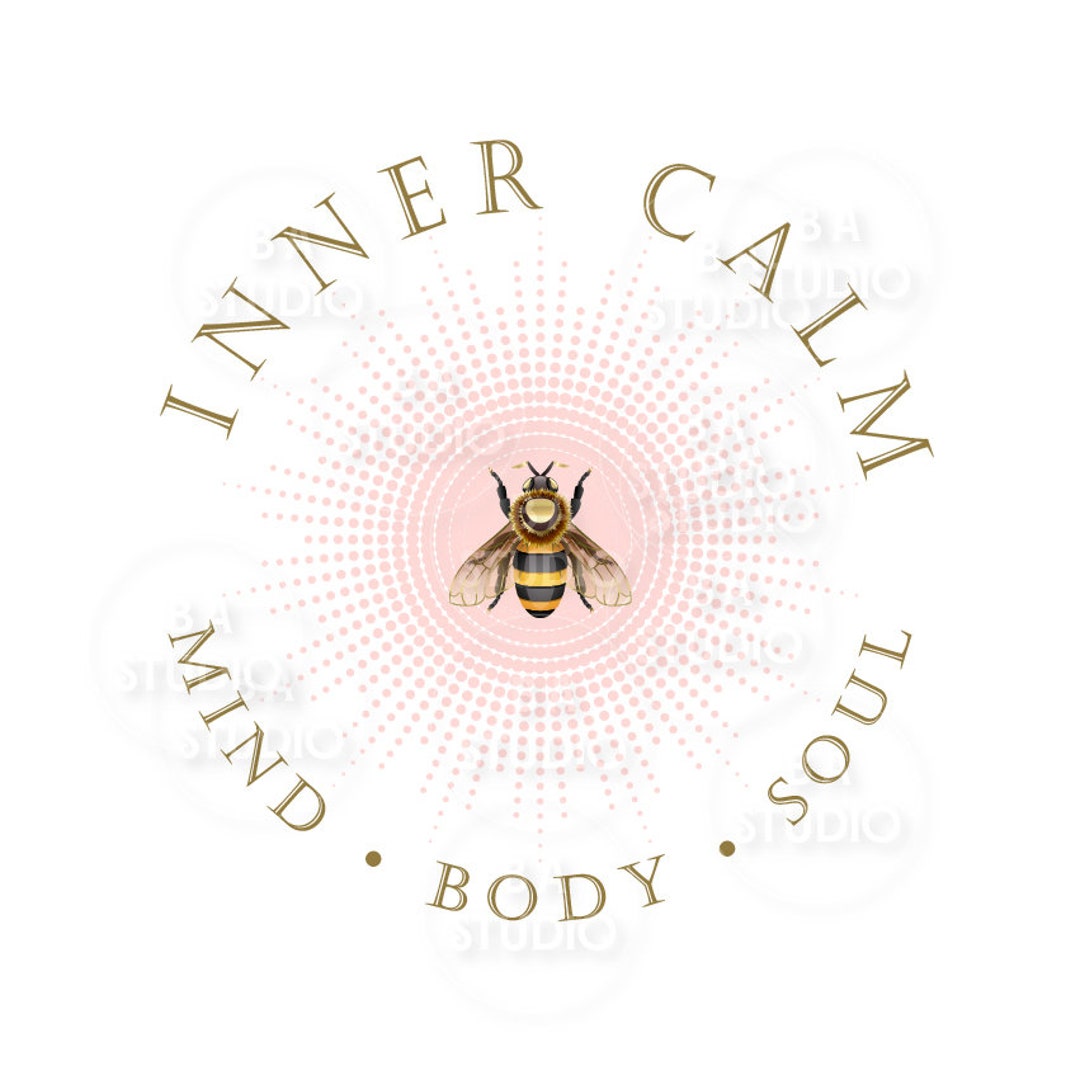 Honey Bee Health Logo - Bee Branding - Bee Logo - Apiary Logo - Premade ...