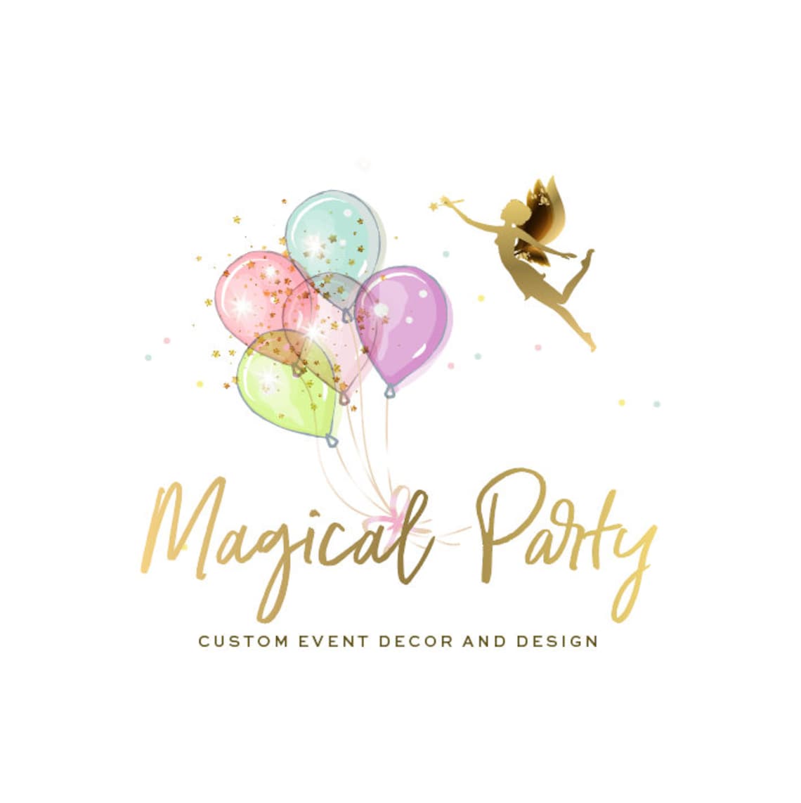 Balloon Logo Custom Logo Design Party Logo Event Logo | Etsy