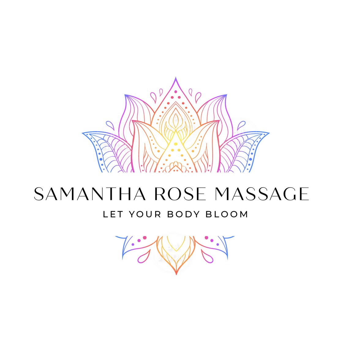 Lotus Logo Health Logo Premade Logo Design Mandala Logo - Etsy