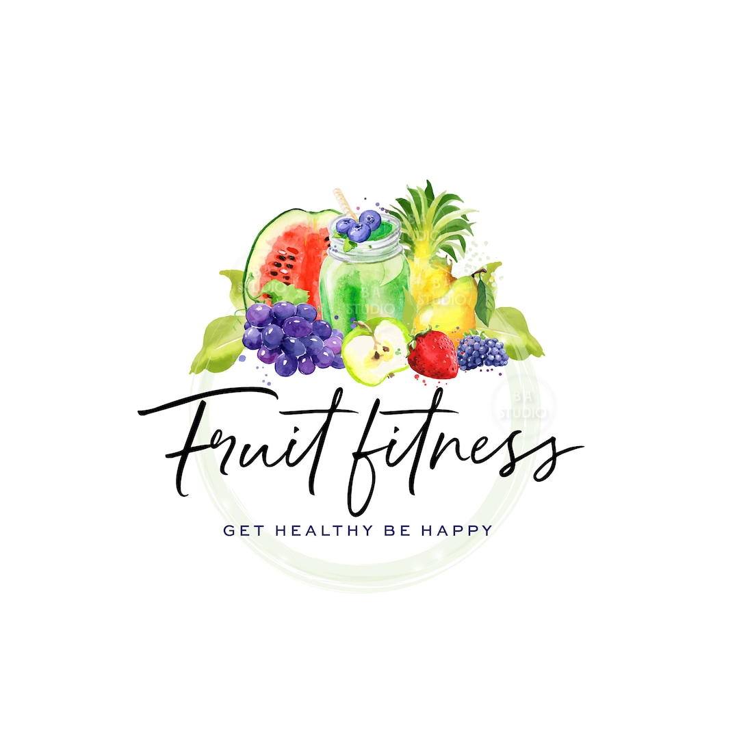 Nutrition Logo Premade Logo Design Fruits Logo Design Health Logo Diet ...