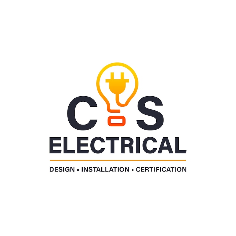 Electrician Logo Design, Premade Business Branding, Light Bulb Logo ...