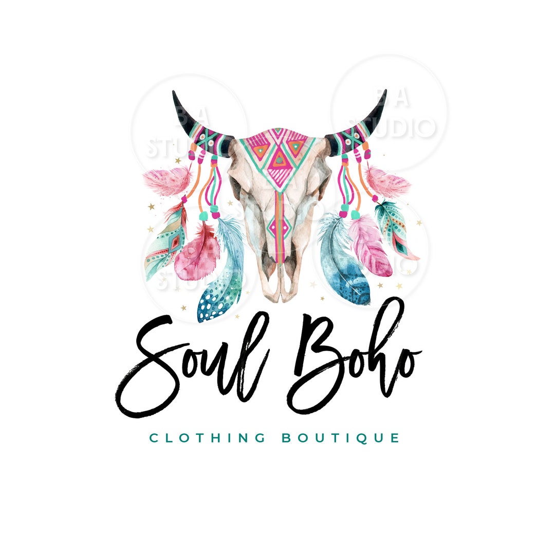 Animal Skull Logo Premade Logo Design Nature Logo Logo Design and ...