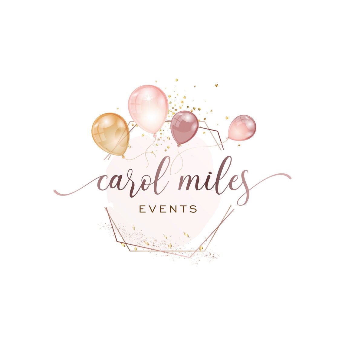 Balloons Logo Party Planner Logo Premade Logo Design | Etsy