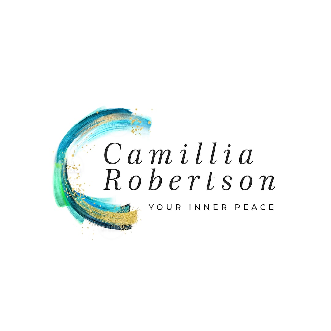 Blue and Gold Logo - Wellness Logo Design- Premade Logo Design - Health ...