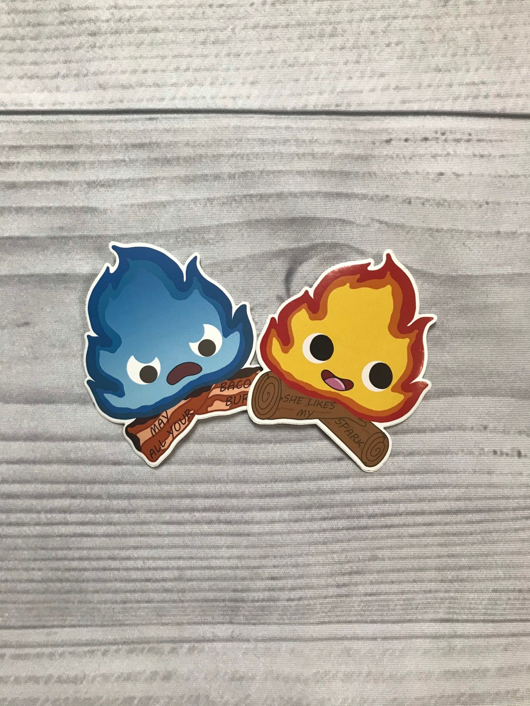 Calcifer Sticker Bundle - Etsy