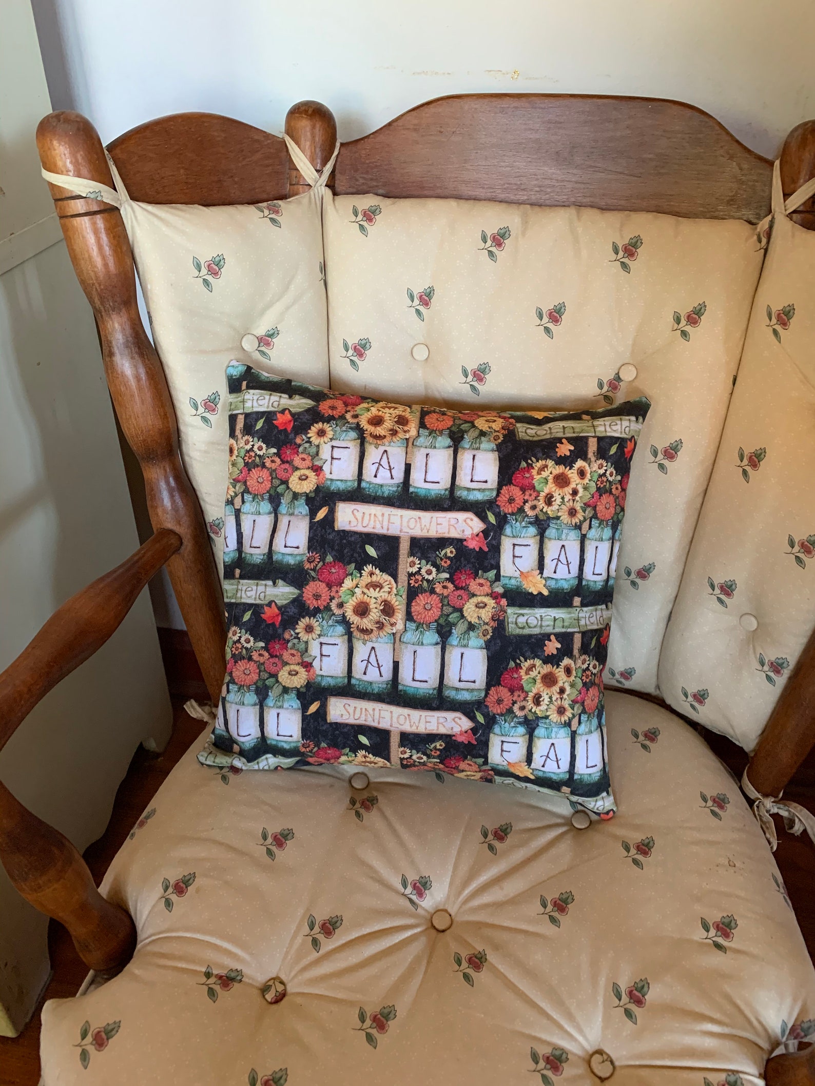 Autumnal Pillow Covers 14x14 Pillow Covers Country Style - Etsy
