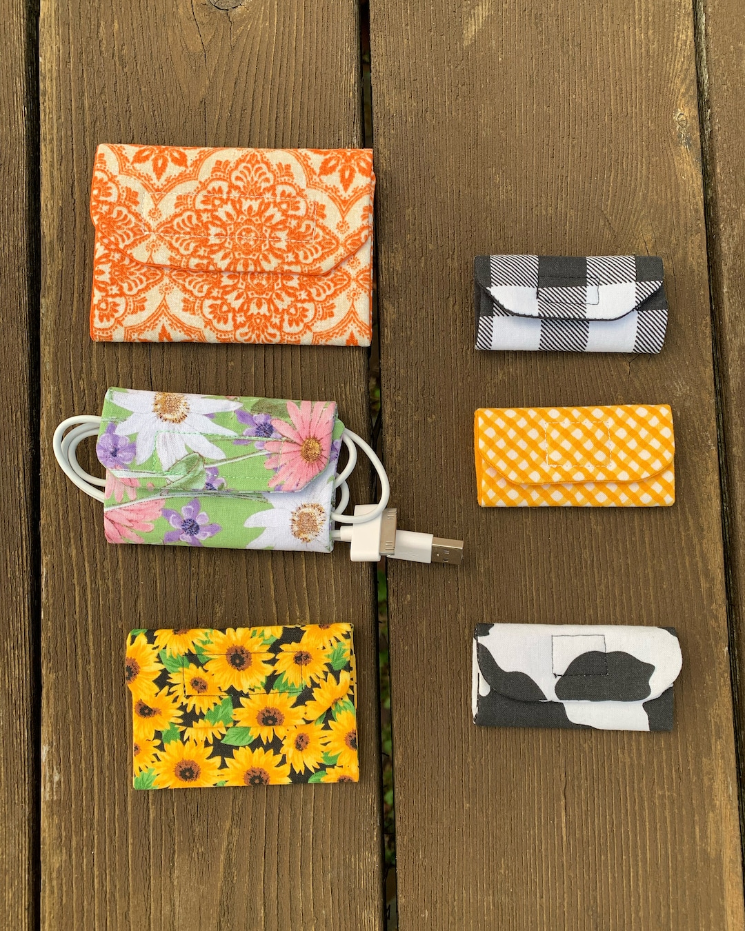 Fabric Cord Organizer, Velcro Cord Ties, Electric Cord Fasteners - Etsy