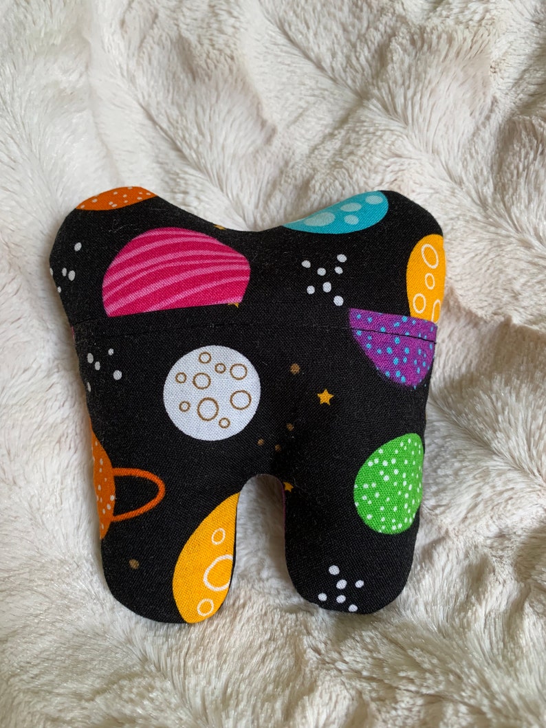 Fabric Tooth Fairy Pillow, Kid's Tooth Pouch for Tooth Fairy, Tooth ...