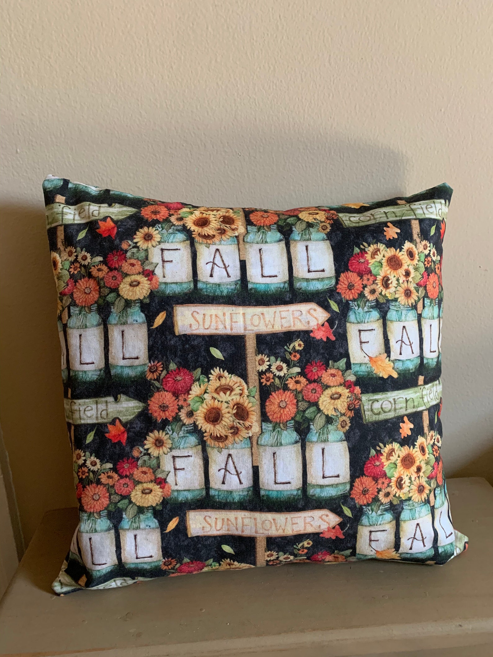 Autumnal Pillow Covers 14x14 Pillow Covers Country Style - Etsy
