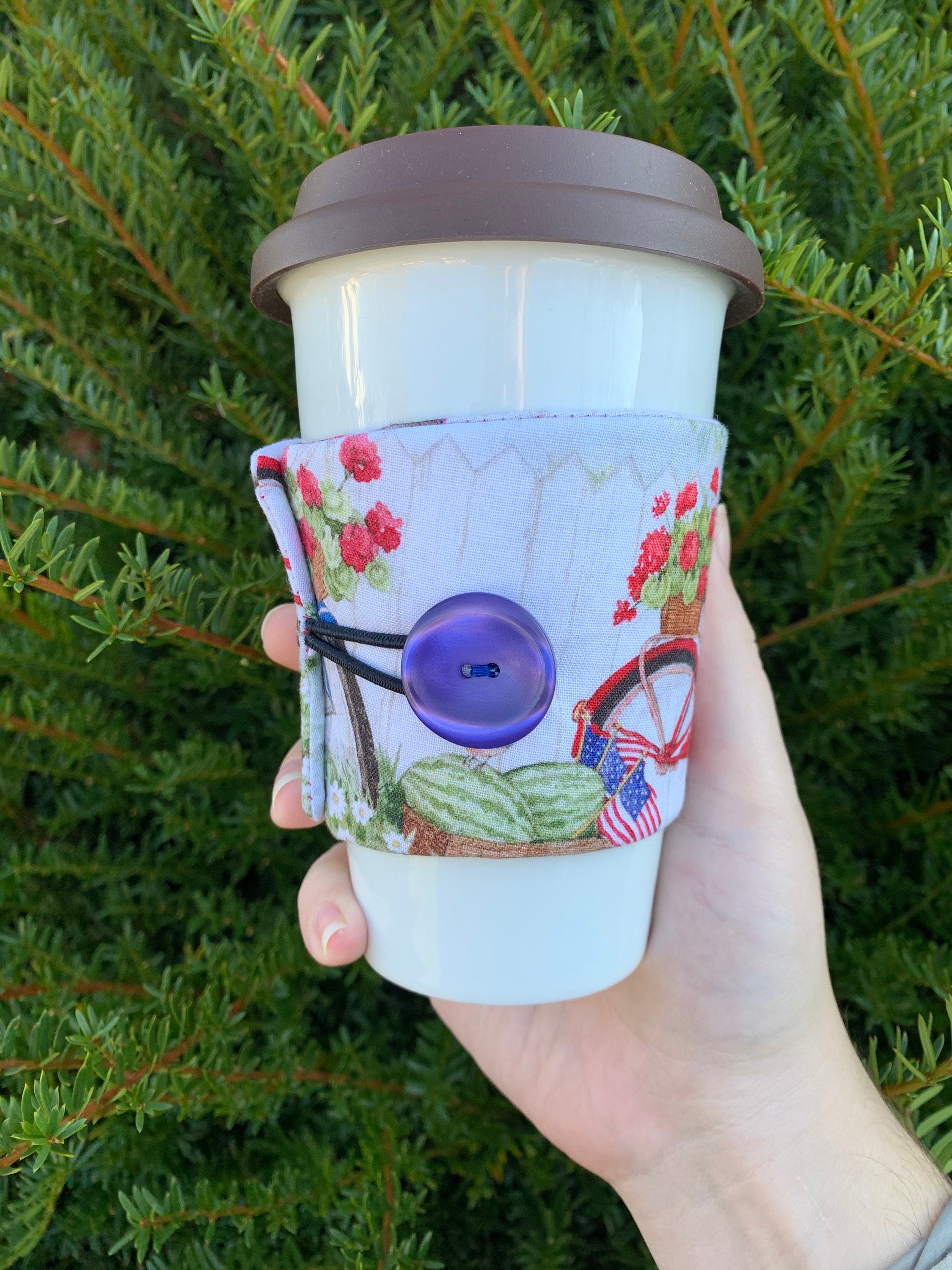 Patriotic Patterned Cup Cozies Summer Cup Cozies Cup - Etsy