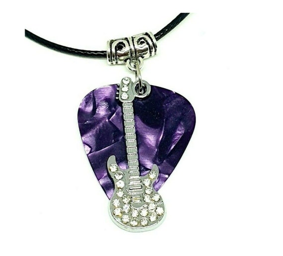 Guitar Pick Plectrum Rhinestone Diamond Sparkly Purple Rock - Etsy