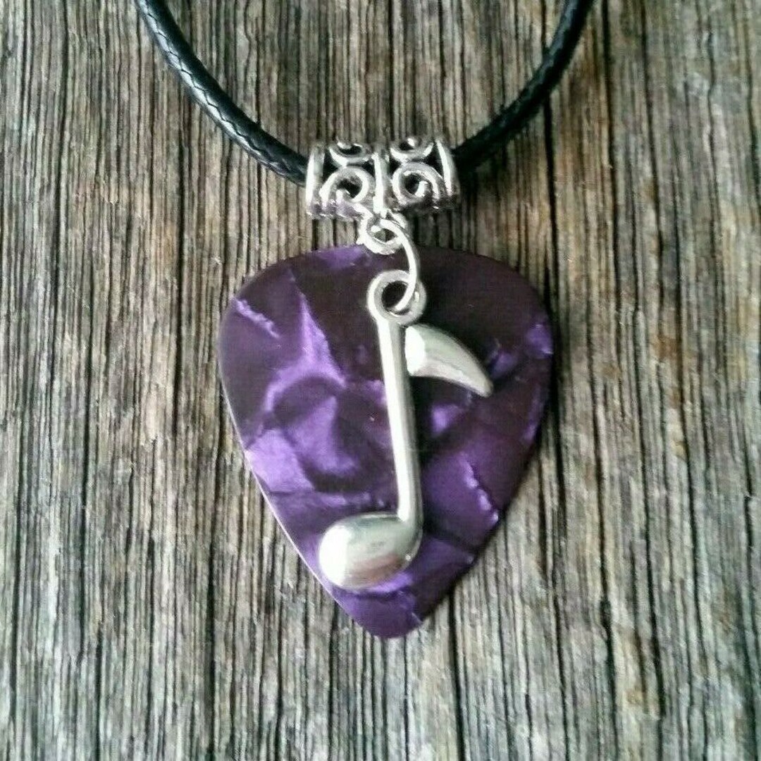 Guitar Pick Plectrum Purple Rock Music Note Quaver Eighth Note - Etsy ...