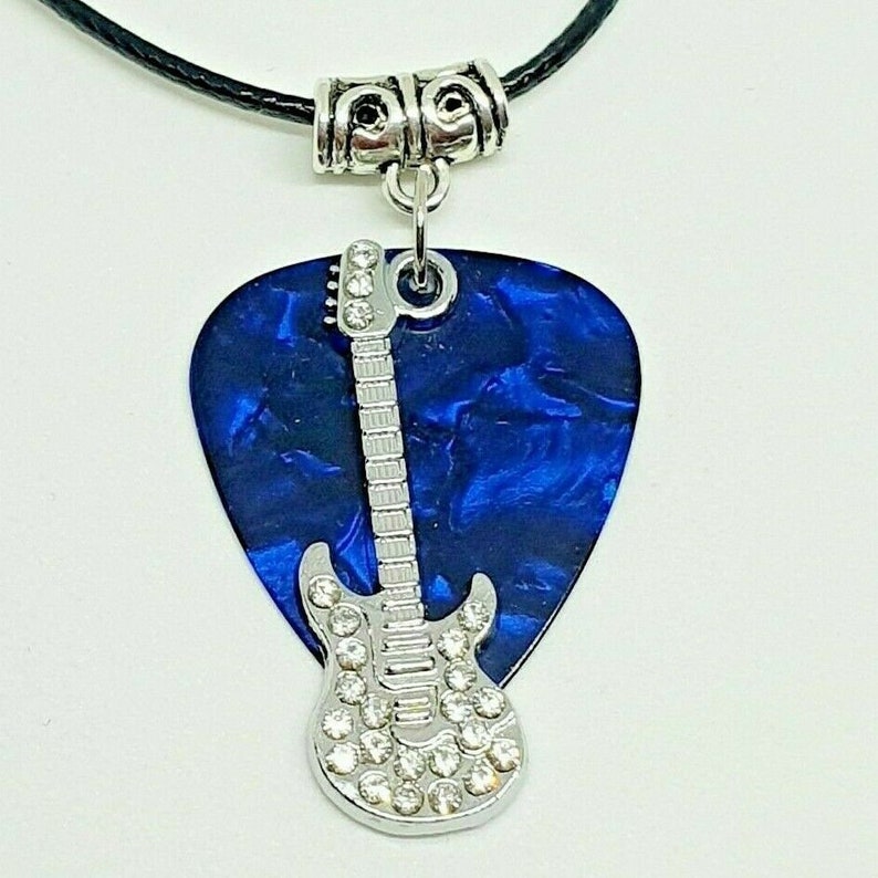 Guitar Pick Plectrum Rhinestone Diamond Sparkly Blue Rock - Etsy