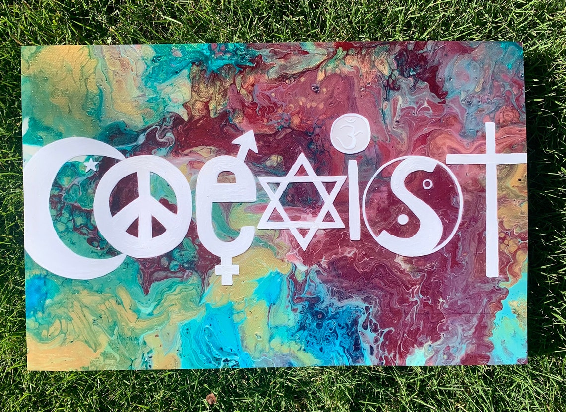 Coexist Art Prints | Etsy