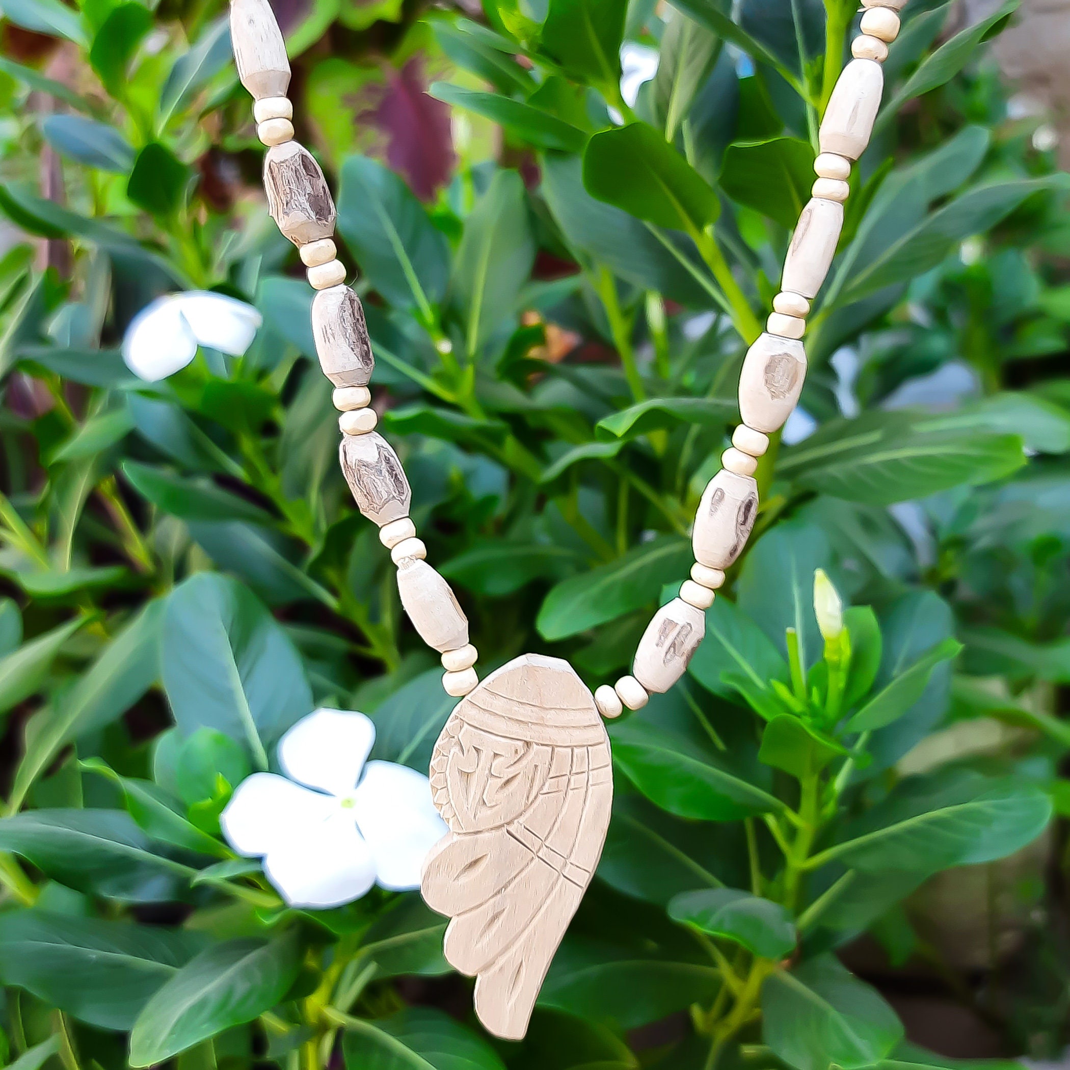 Original Tulsi Wood Mala With Radha Pendant/tulsi Kantha - Etsy