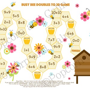 Number Games, Numeracy Activity Bundle, Number Bond Resources, Doubles ...