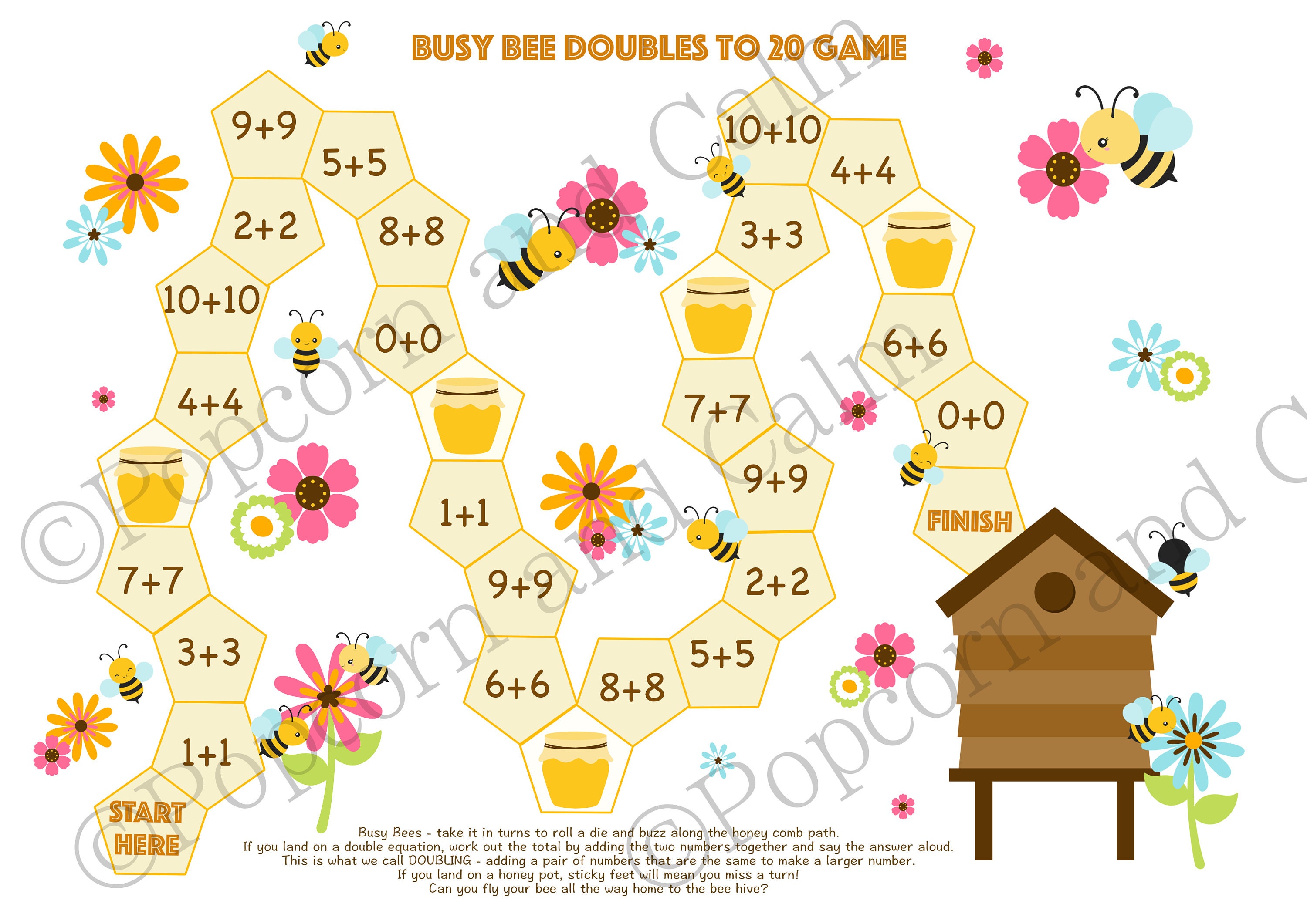 Number Games, Numeracy Activity Bundle, Number Bond Resources, Doubles ...