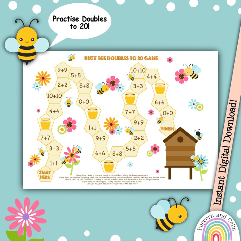 Number Games, Numeracy Activity Bundle, Number Bond Resources, Doubles ...