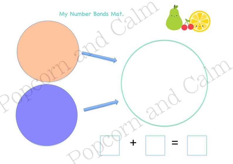 Number Bond Mat, Numeracy Resource, Downloadable Maths Activity ...