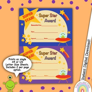 Super Star Award Bundle, Certificates, Congratulations, 4 Well Done ...