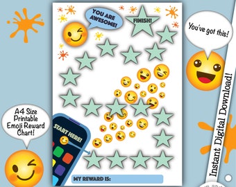 Classroom Emoji Chart Printable - Etsy