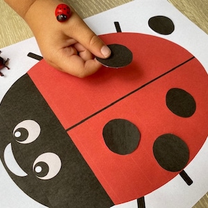 Ladybird Doubles, Number Bonds, Counting Activity, Early Years ...