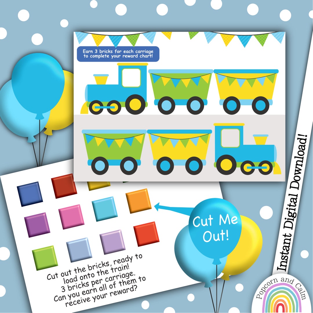 Train Reward Chart, Behaviour Record, Incentive Chart, Good Behaviour ...