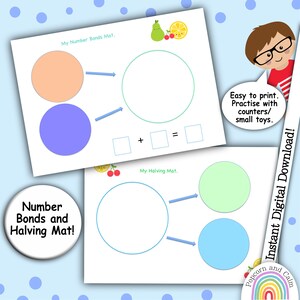 Numeracy Activities, Maths Resources, Downloadable Activity, Halving ...