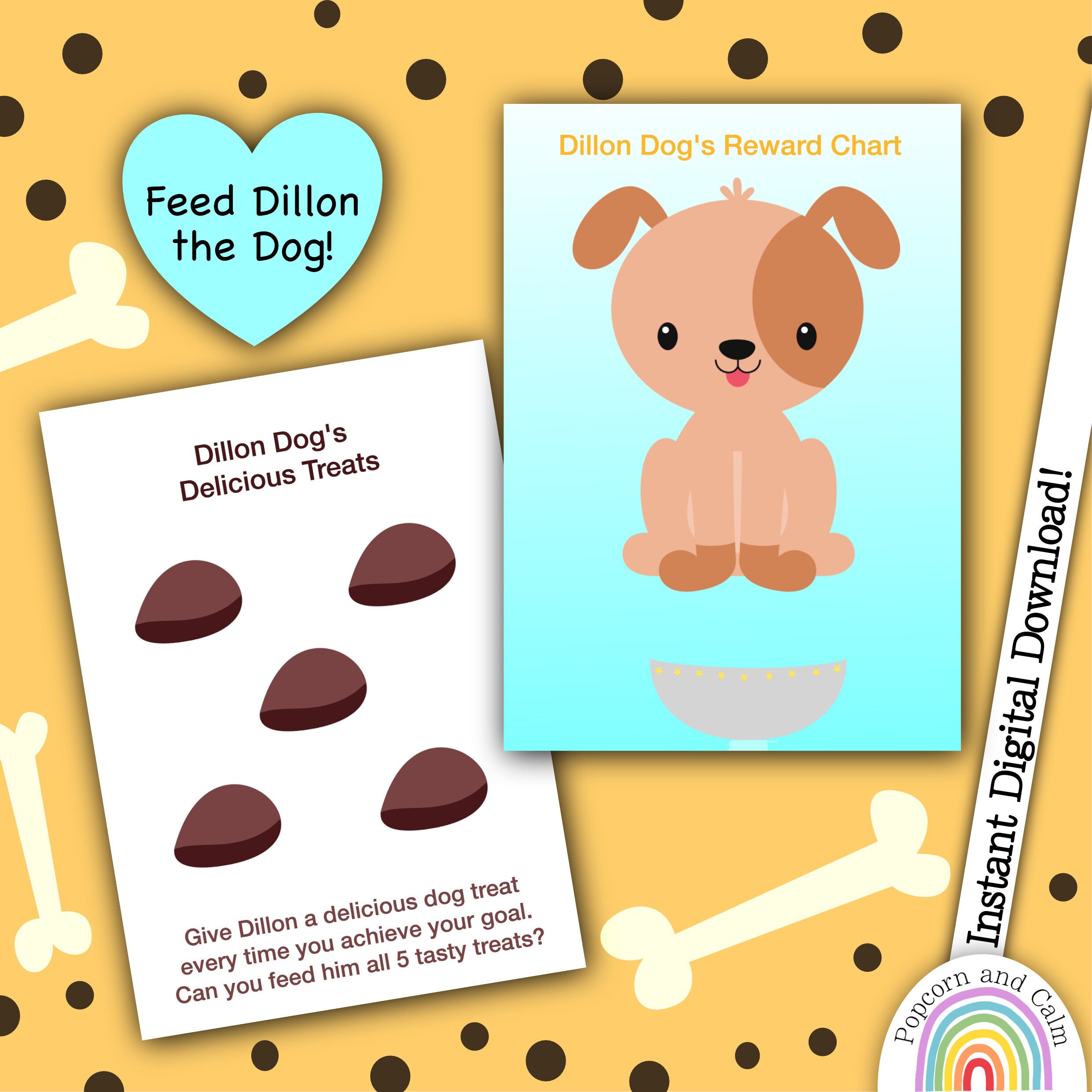 Dog Reward Chart, Behavior Chart, Teaching Resources, Classroom ...