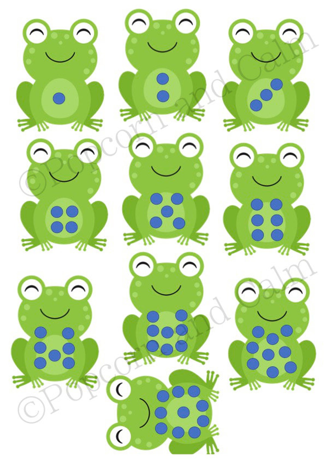 Counting Activity, Number Cards, Counting Cards, Frog Resource, Maths ...