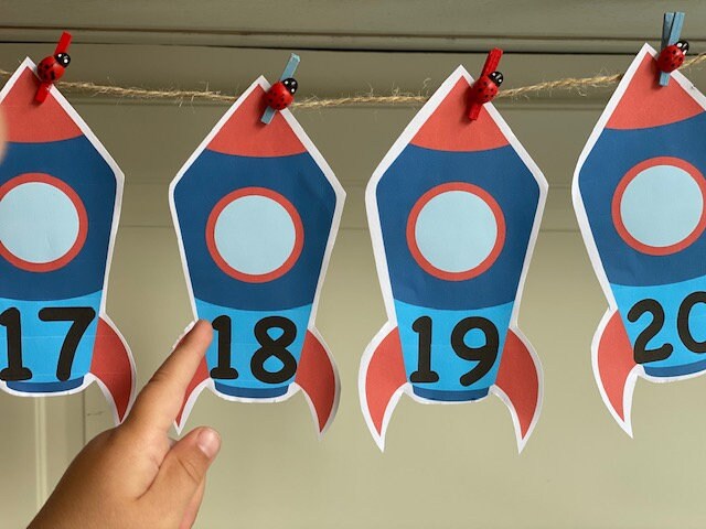 Number Cards, Number Line, Number Recognition, Counting Resource, Space ...