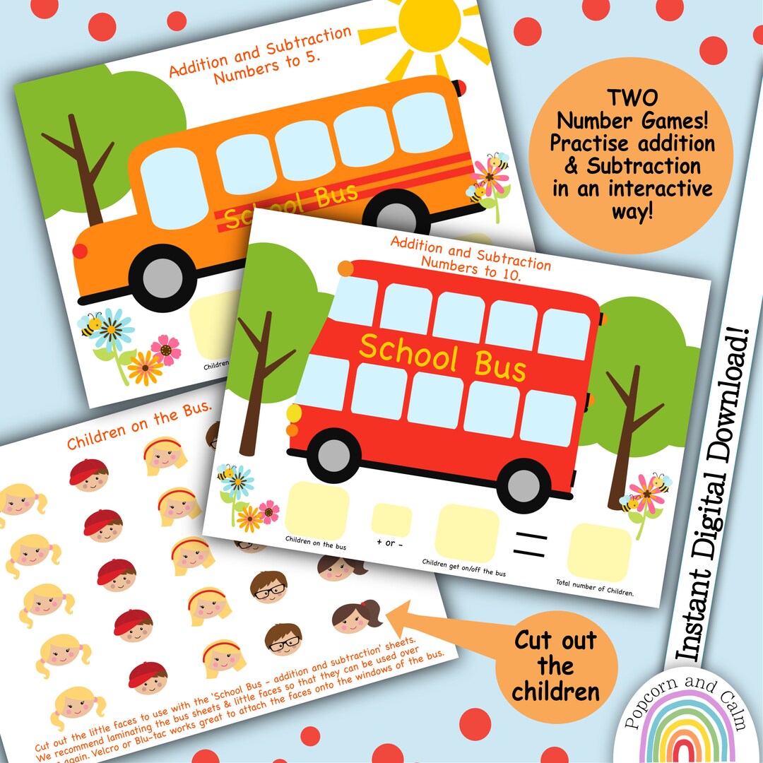 Number Activity, Numeracy Resource, Maths Game, Learning Numbers ...