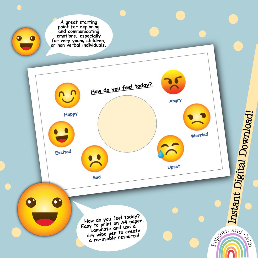 Feelings Activity, Emotional Support, Self Confidence, Feelings, Autism ...
