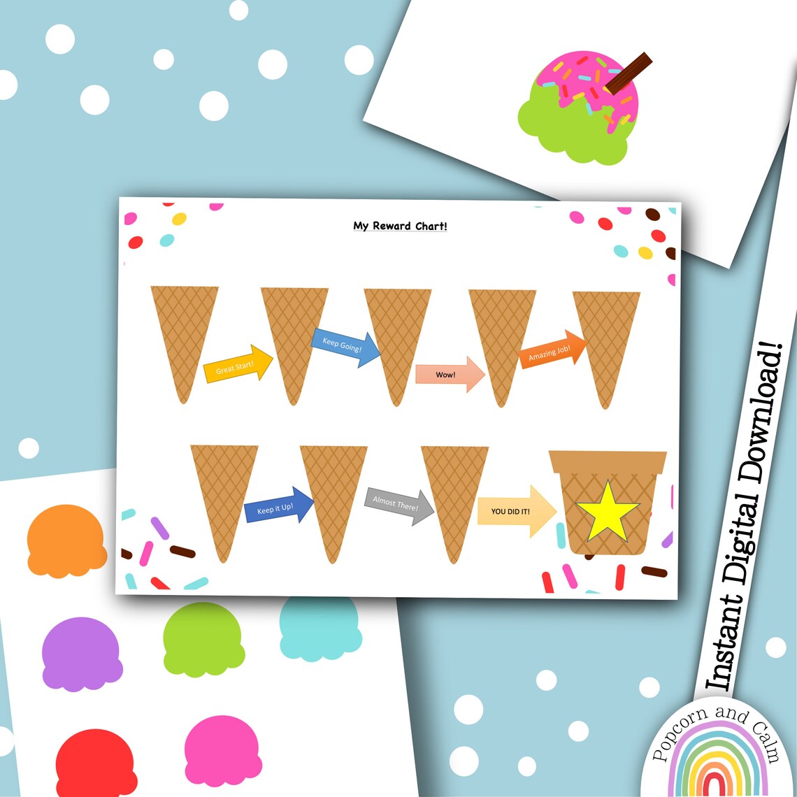 Reward Chart, Behavior Chart, Behaviour Goals, Incentive Chart, Chores ...