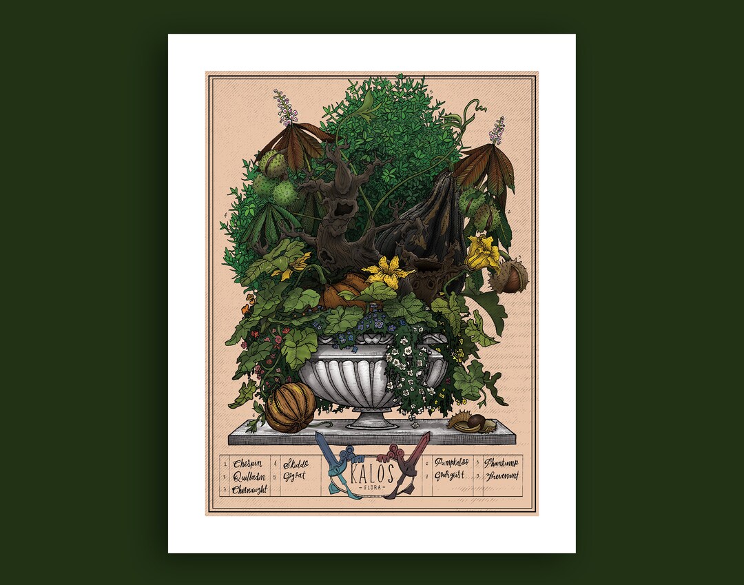 Kalos Flora Art Print - Etsy