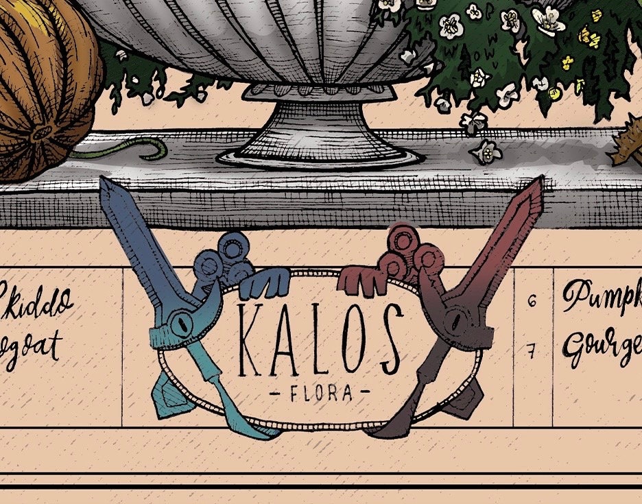 Kalos Flora Art Print - Etsy