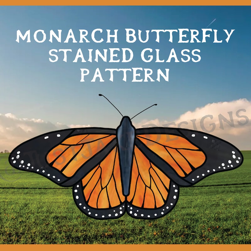Butterfly Stained Glass Patterns - Etsy