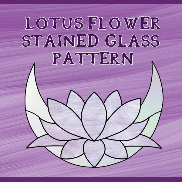 Stained Glass Lotus Flower Patterns - Etsy