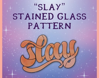 Moth Stained Glass Pattern PNGPDF Digital File - Etsy