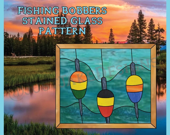 Rainbow Trout Stained Glass Pattern - Etsy Canada