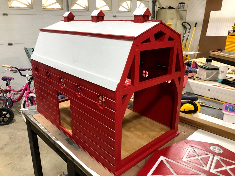 Large Toy Barn (template for CNC Machine) - SVG & Carbide Create Cut ...