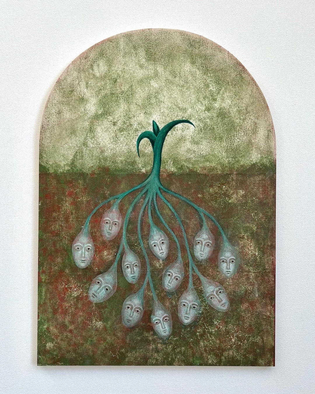 Family Tree Painting Roots Wall Art Ancestors Art Family Artwork ...